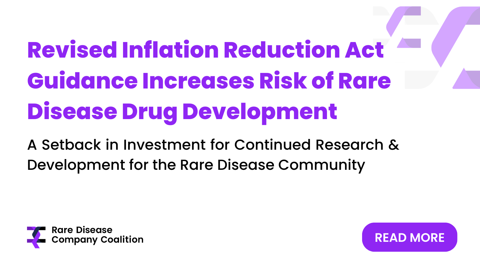 Revised Inflation Reduction Act Guidance Increases Risk of Rare Disease Drug Development - Rare ...